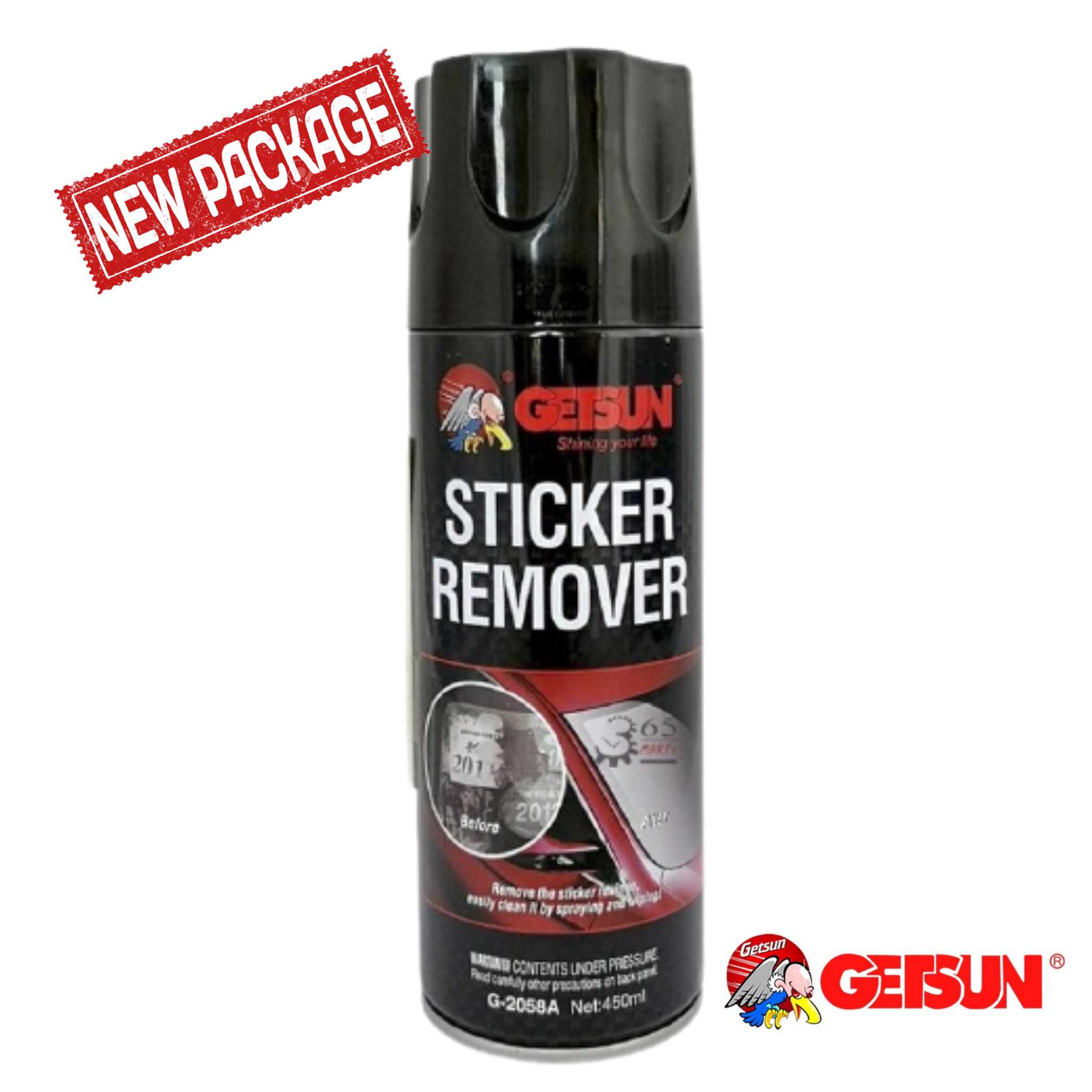 Getsun sticker remover น้ำยาลอกสติ๊กเกอร์ ลอกคราบกาว ขจัดคราบสติ๊กเกอร์ ...